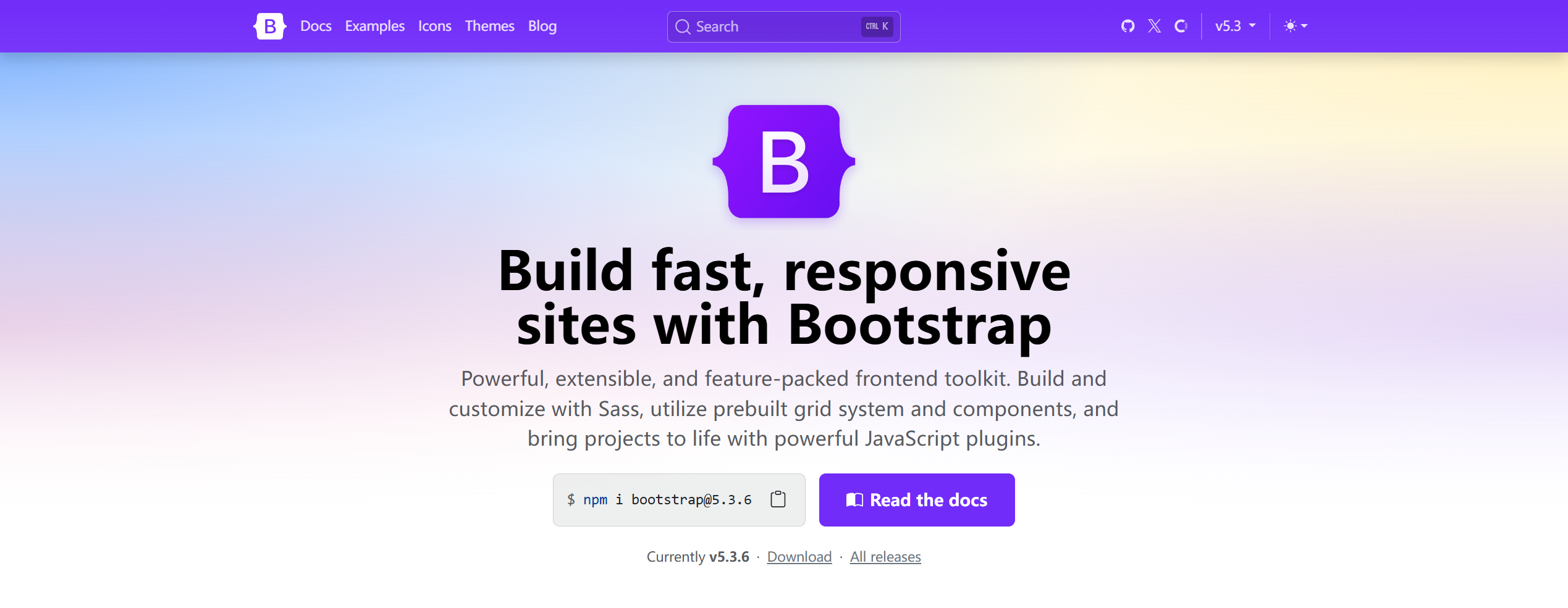 第一章 初识 Bootstrap